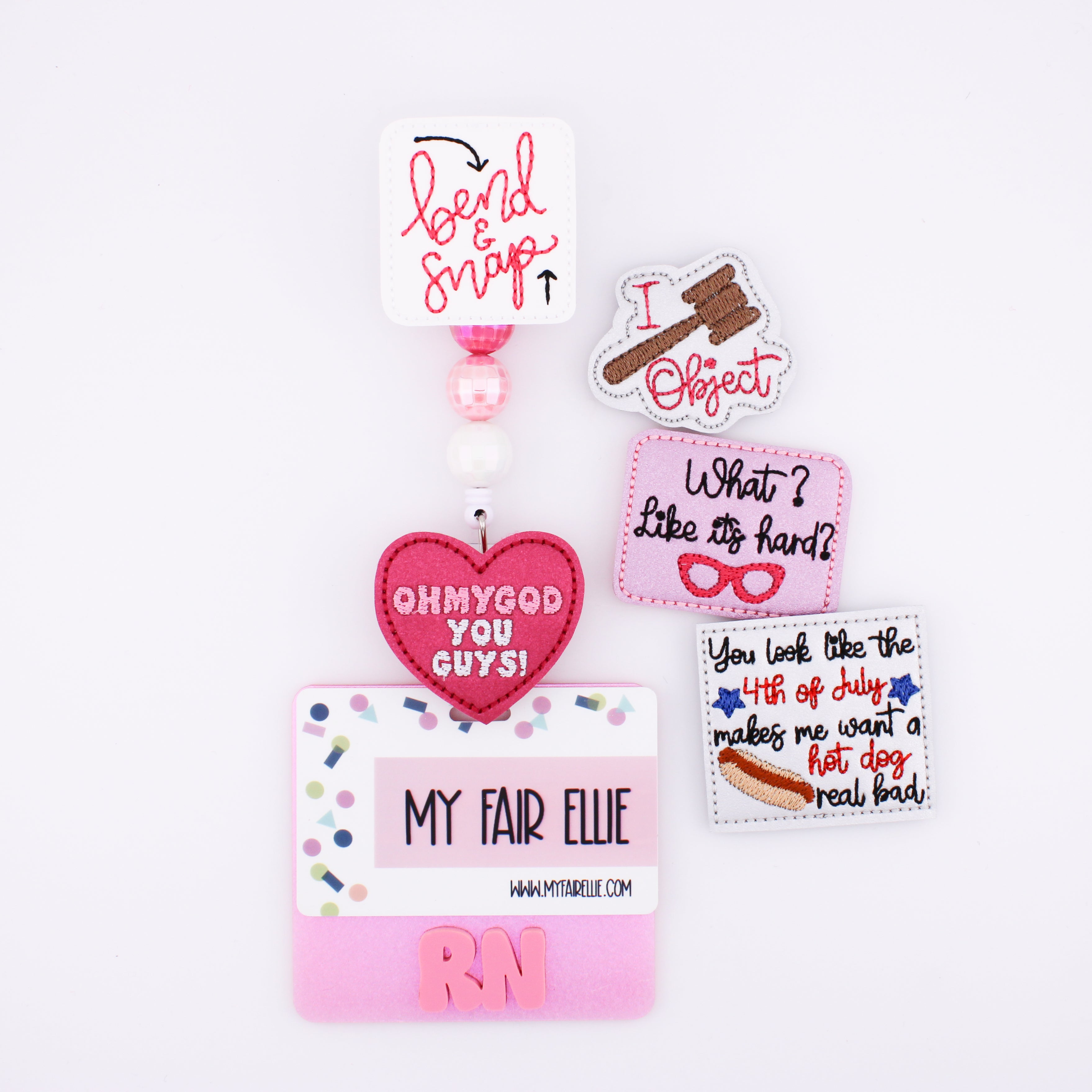 Chick Flick // Legally Blonde // Badge Buddy – My Fair Ellie