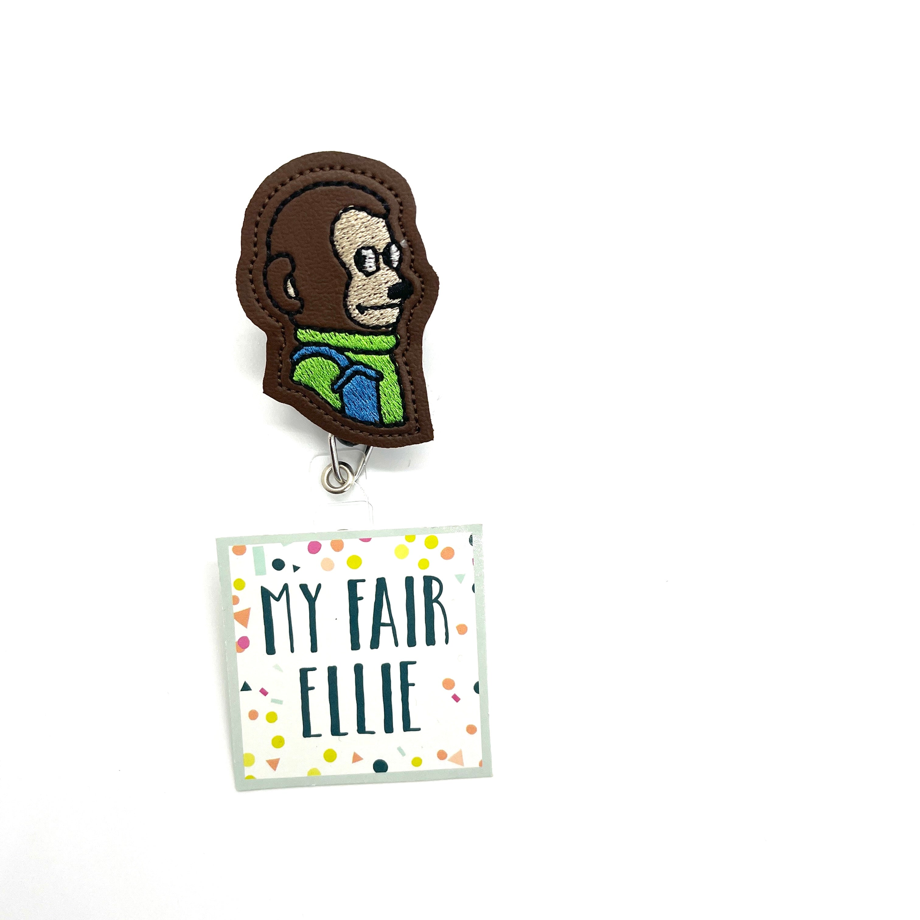 Side Eye Monkey // Badge Buddy – My Fair Ellie
