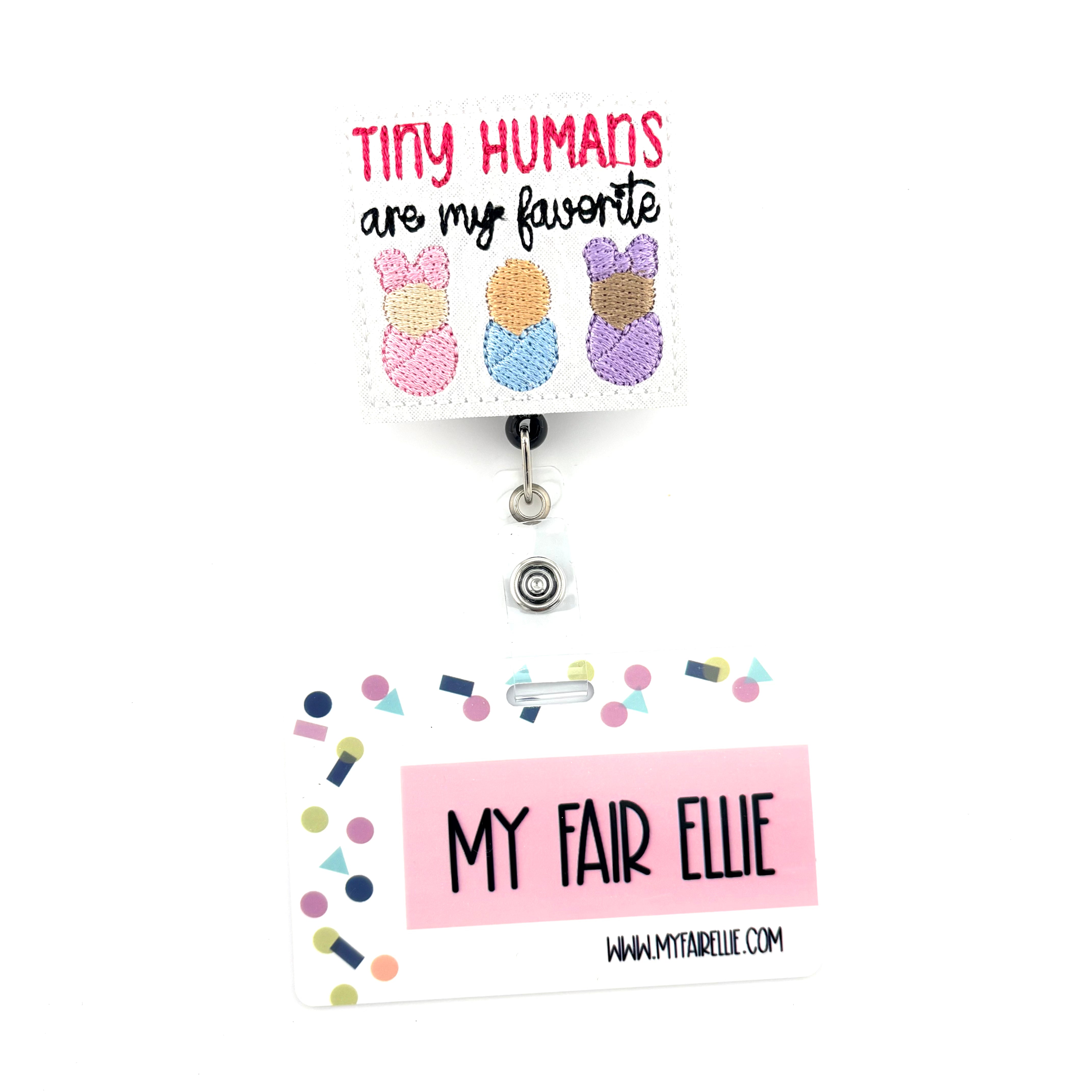 Tiny Humans are my favorite (3 babies) // Badge Buddy – My Fair Ellie