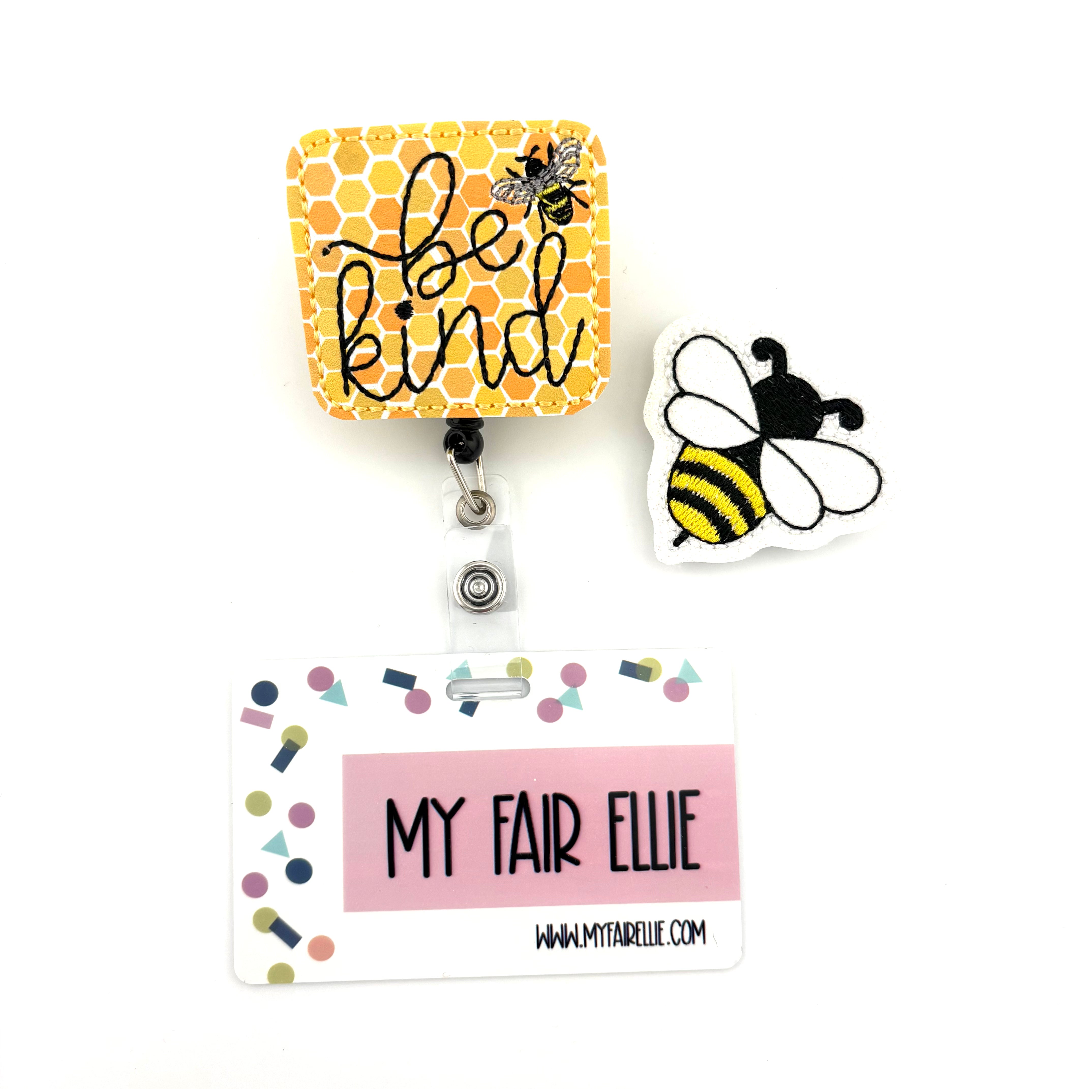 Be Kind // Flying Bee // Badge Buddy – My Fair Ellie
