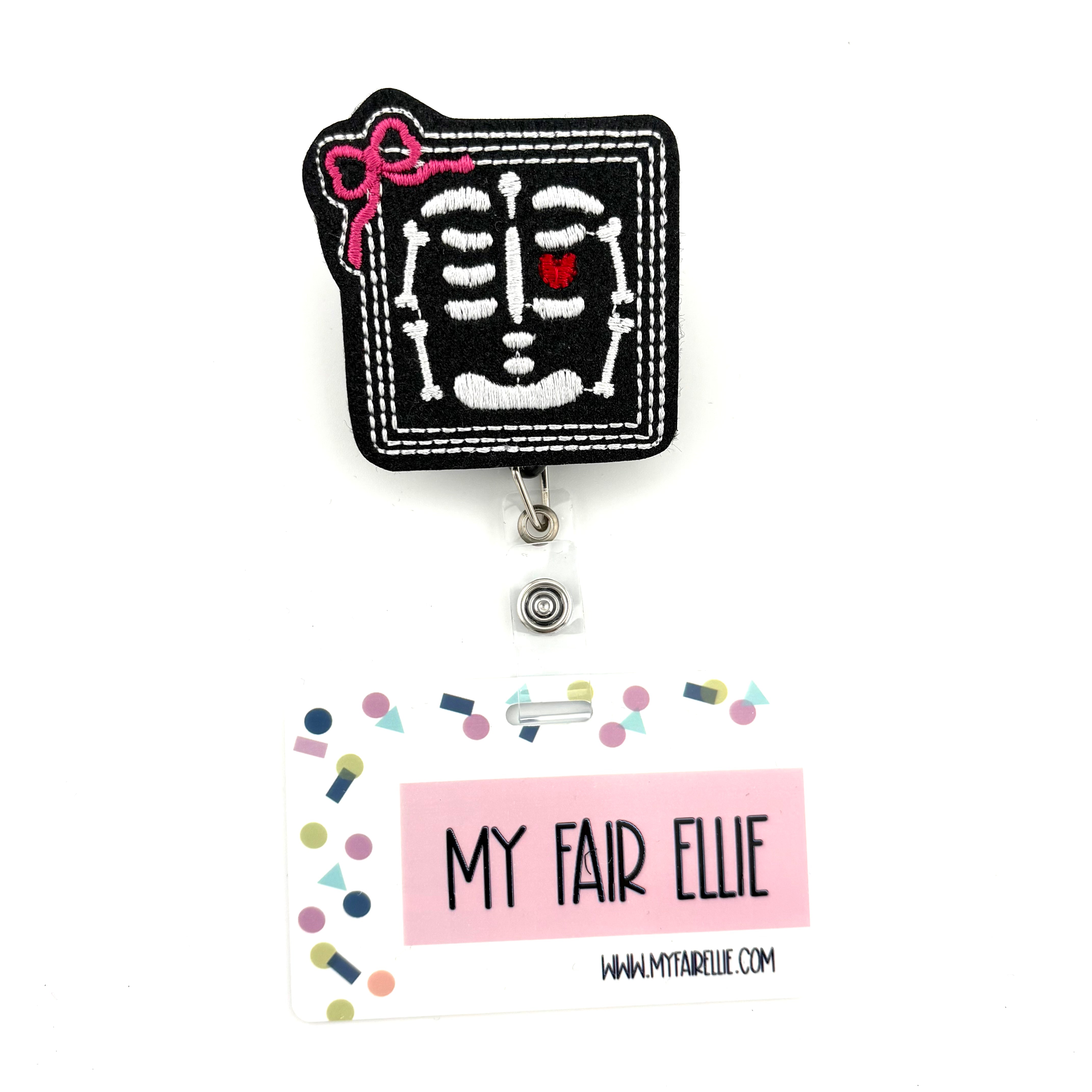 Chest X-Ray in Frame with Bow // Badge Buddy – My Fair Ellie