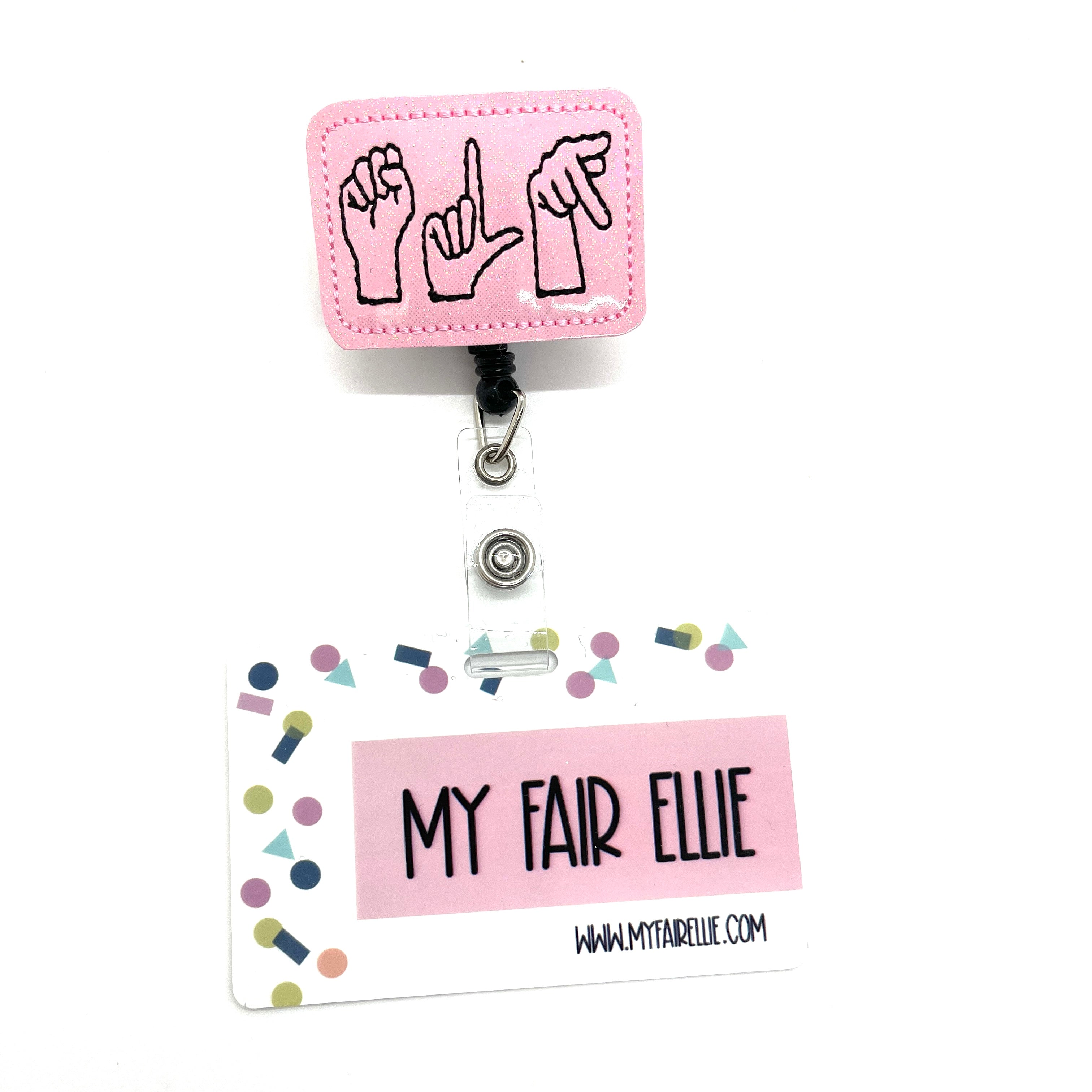 SLP // Sign Language // Badge Buddy – My Fair Ellie