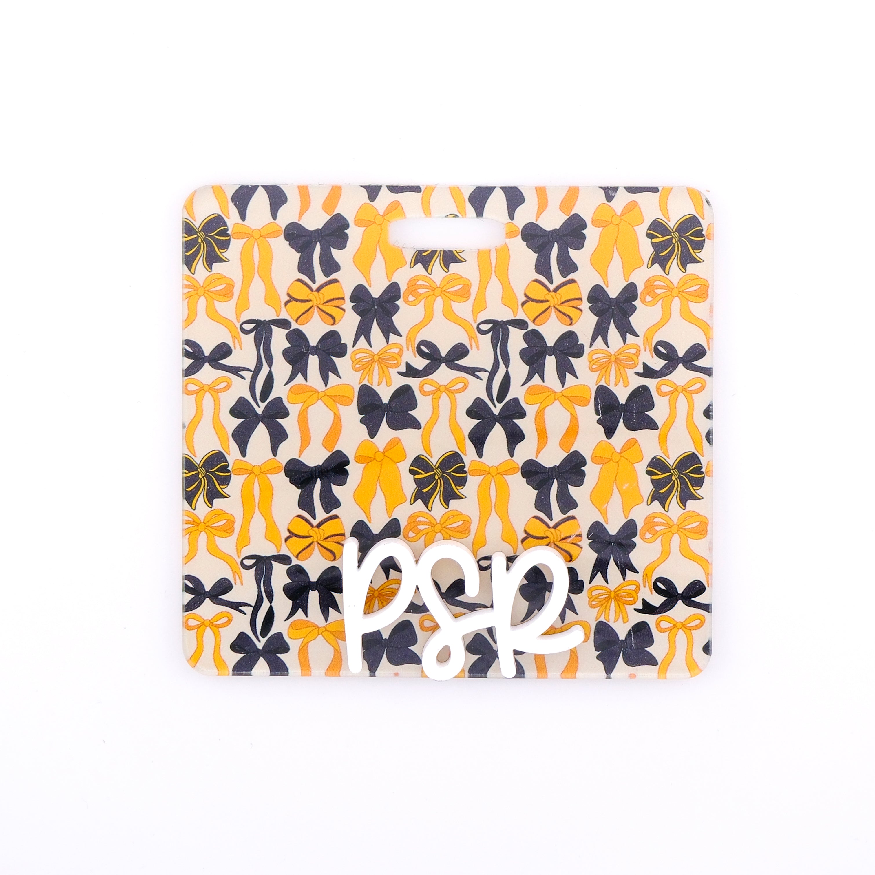 Black & Gold Bows with White Cake Pop Text // Badge Backer // 2-4 Week ...