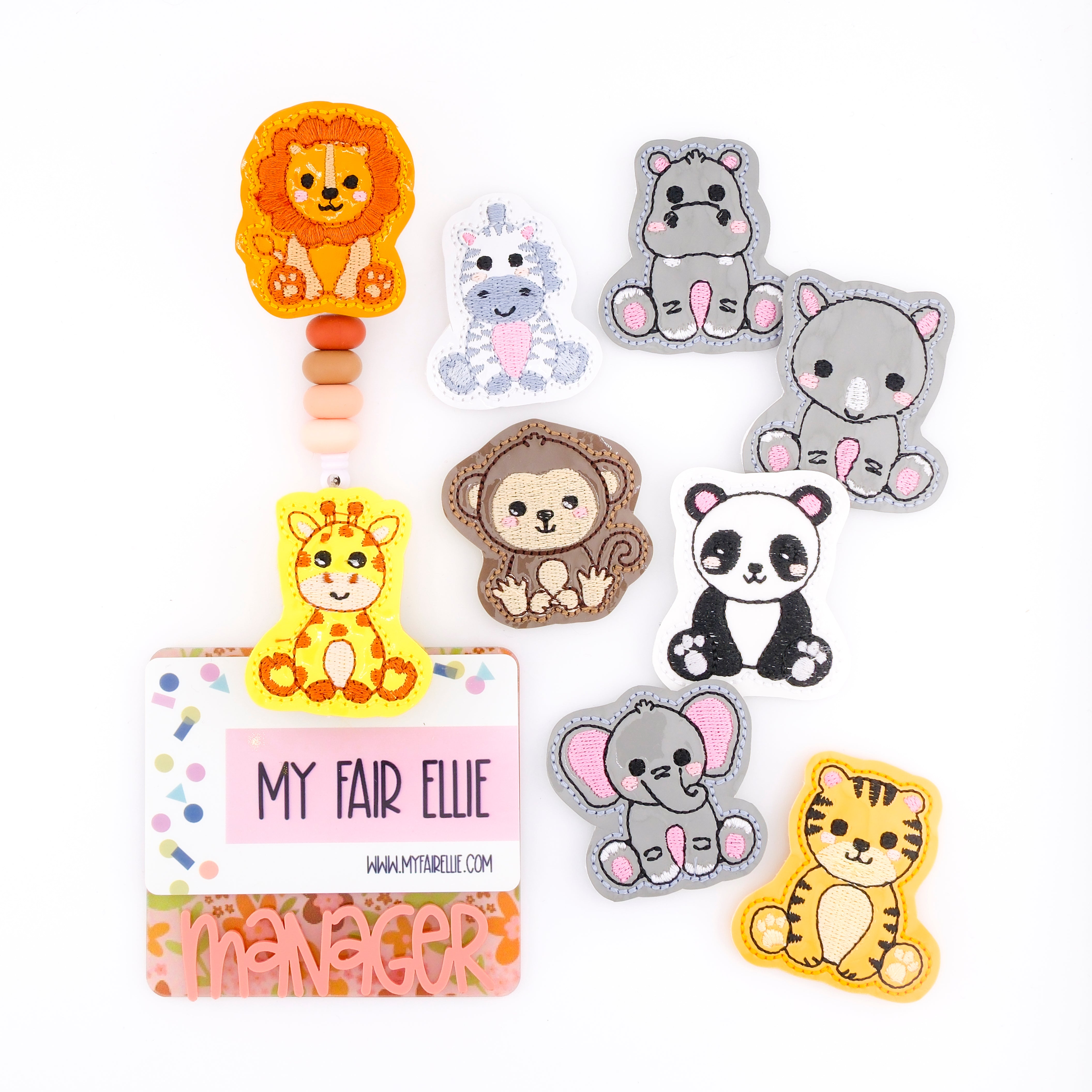 Zoo Animal Pals // Badge Buddy – My Fair Ellie