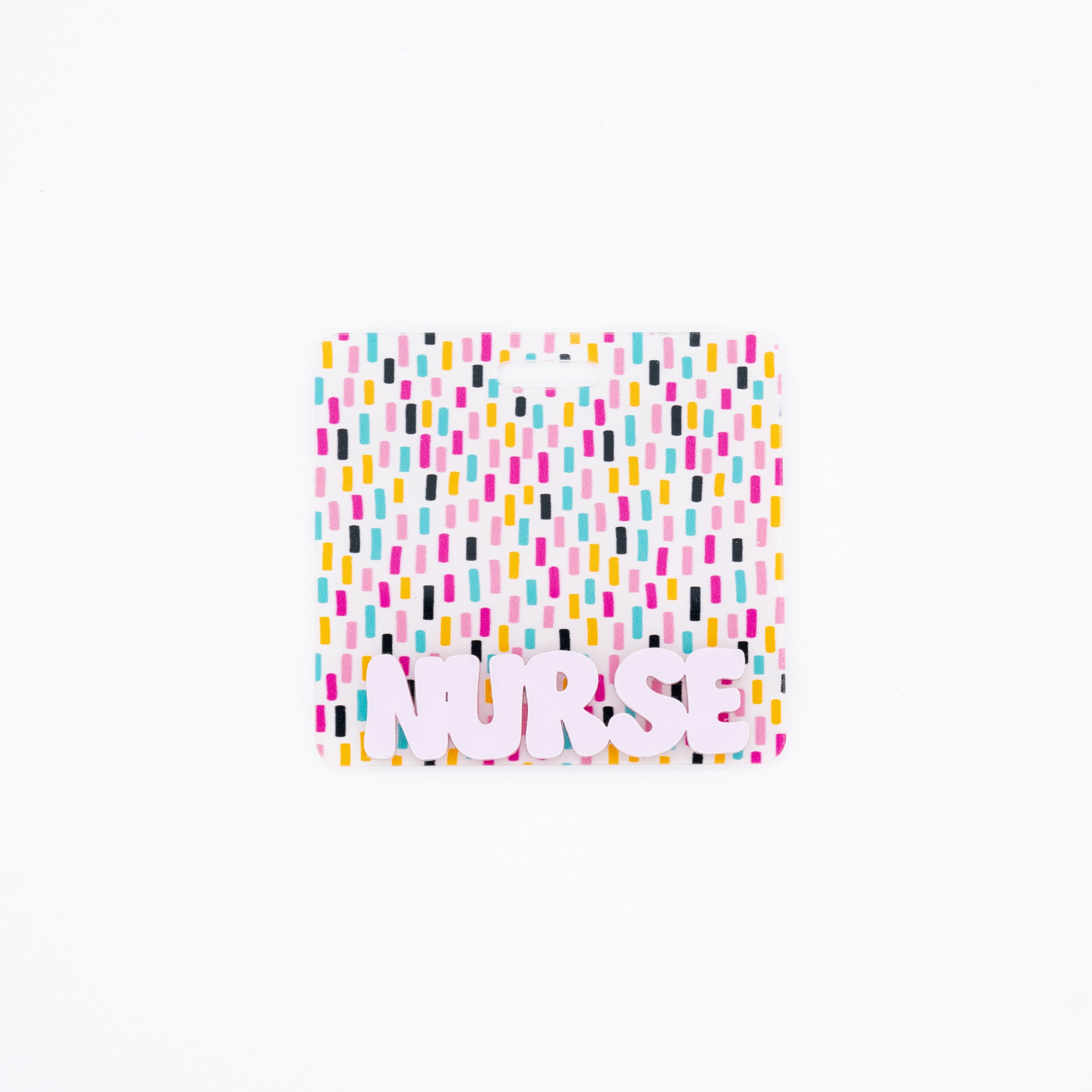 Abstract Doodle Backer with Blush Cool Vibes Text // 2-4 Week Turnarou ...