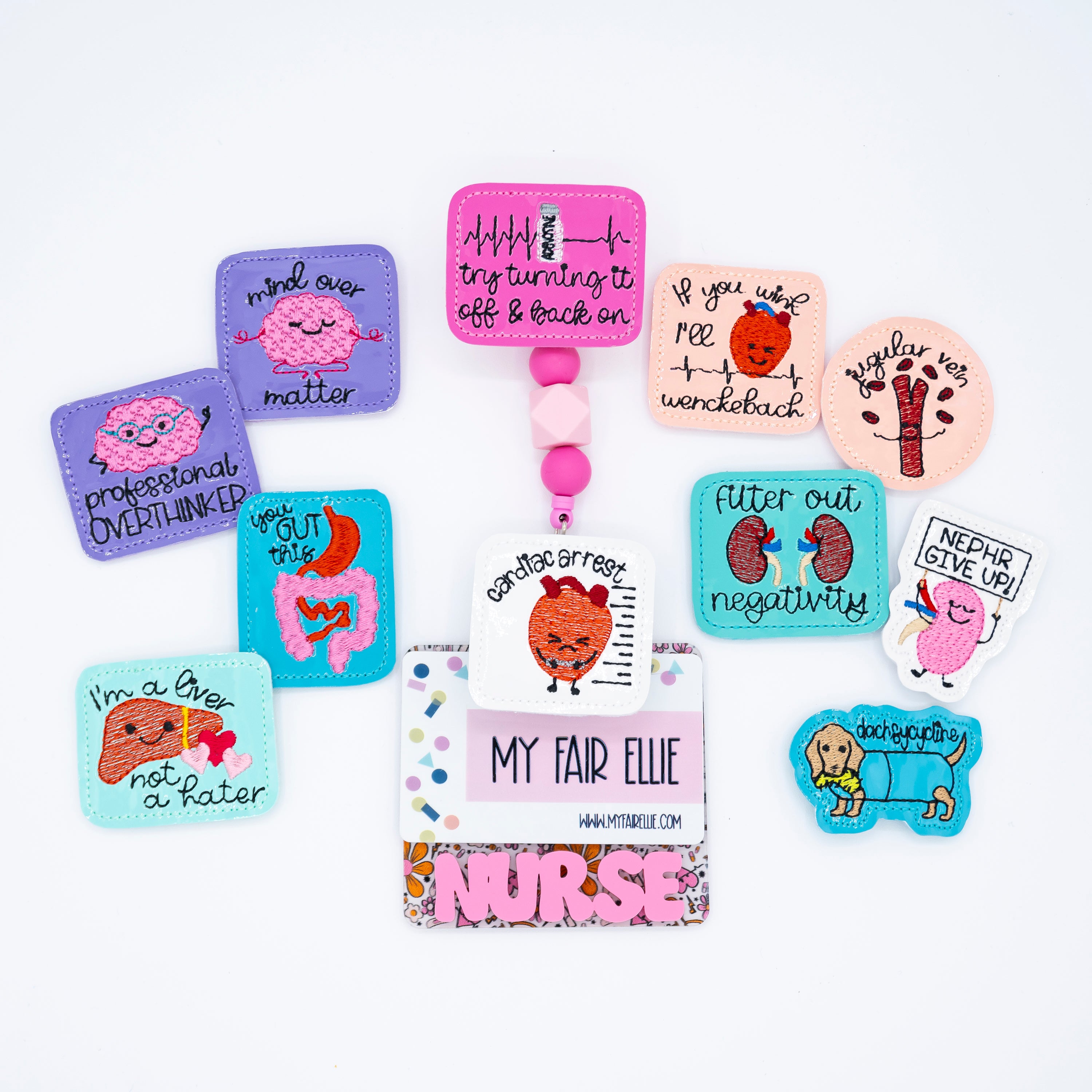 Organ Humor II // Badge Buddy – My Fair Ellie