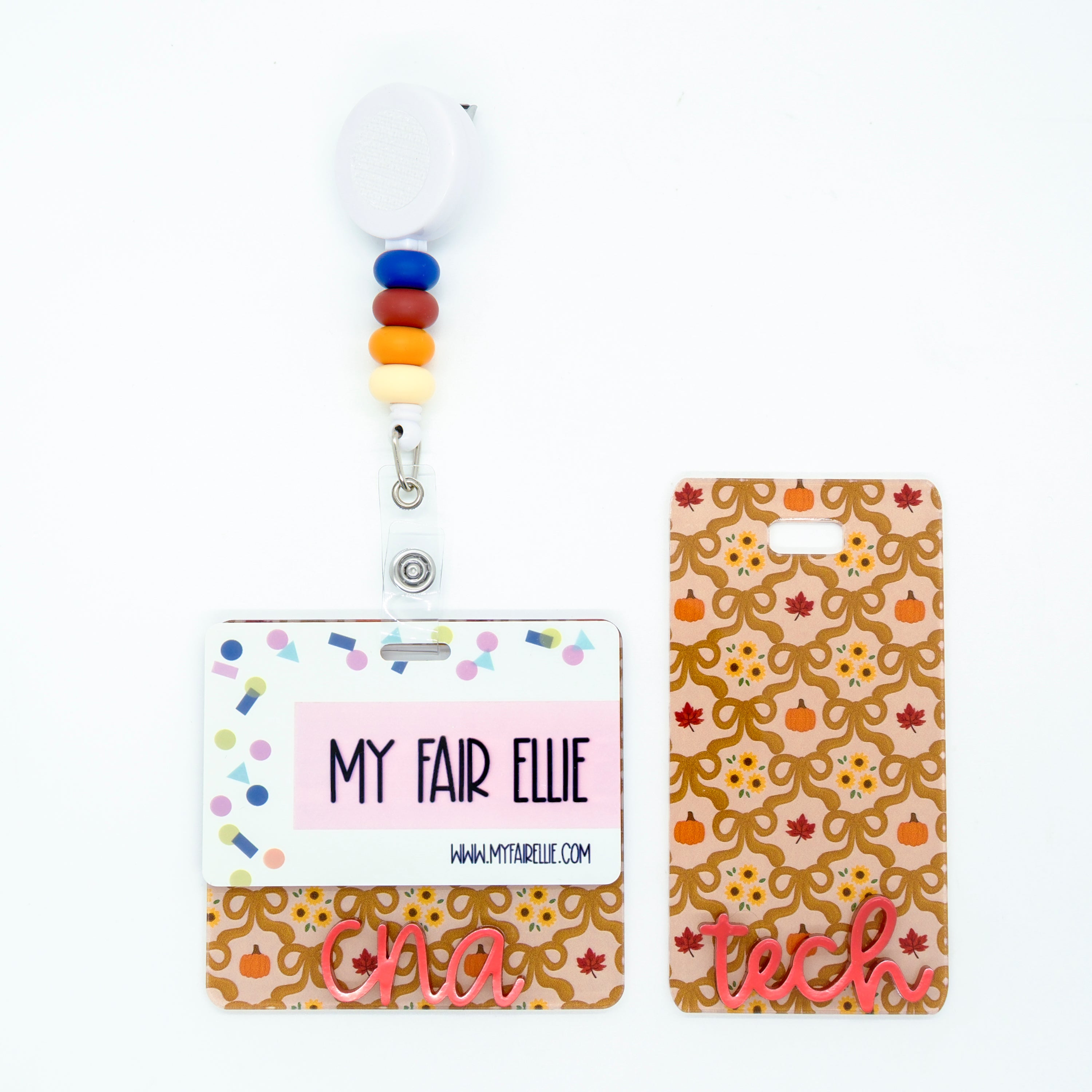 Fall Coquette Bows Backer w/ Red Metallic Cake Pop Text // 2-4 Week Tu ...