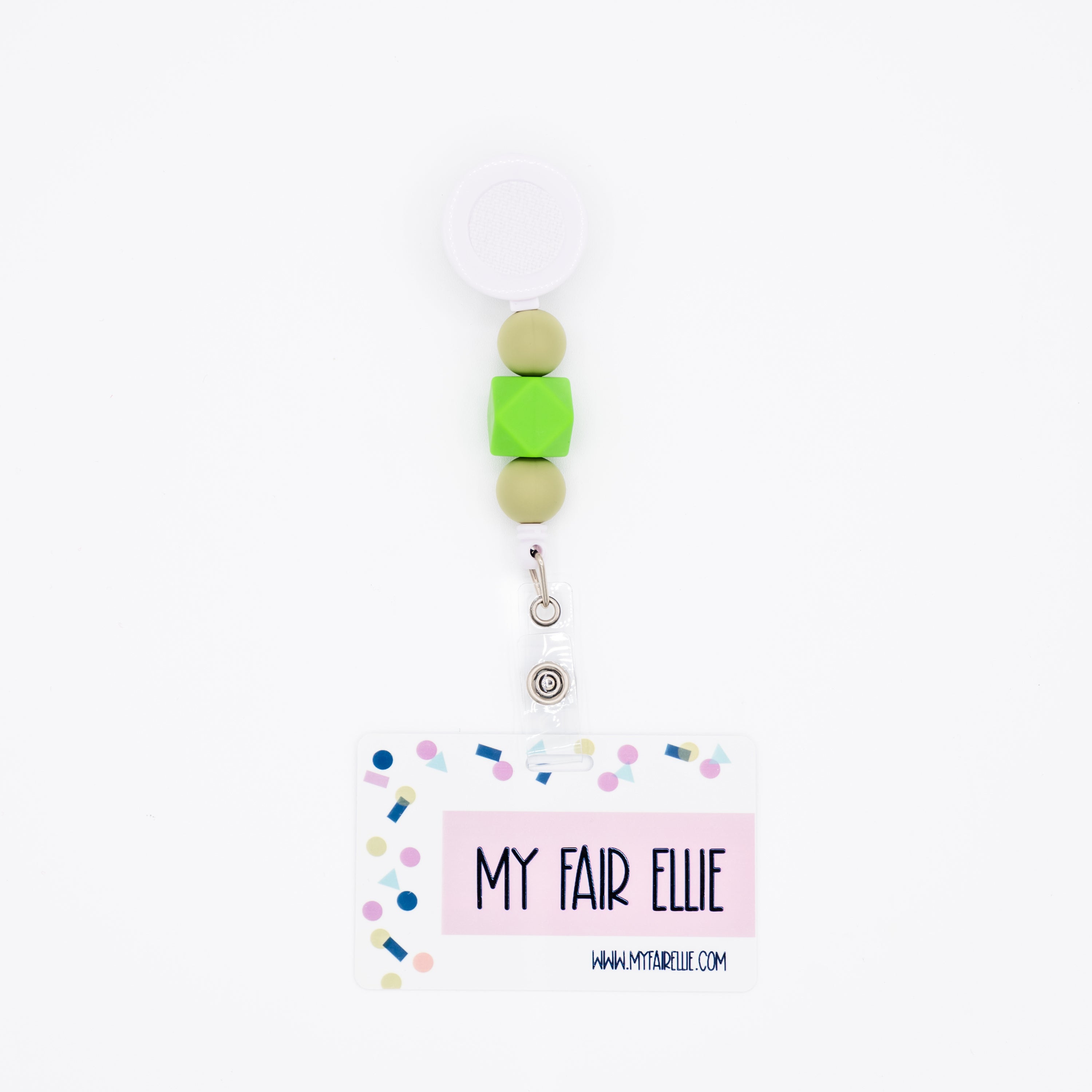 Pea Green Round/Green Geo/Pea Green Round Silicone Bead Reel ONLY ...