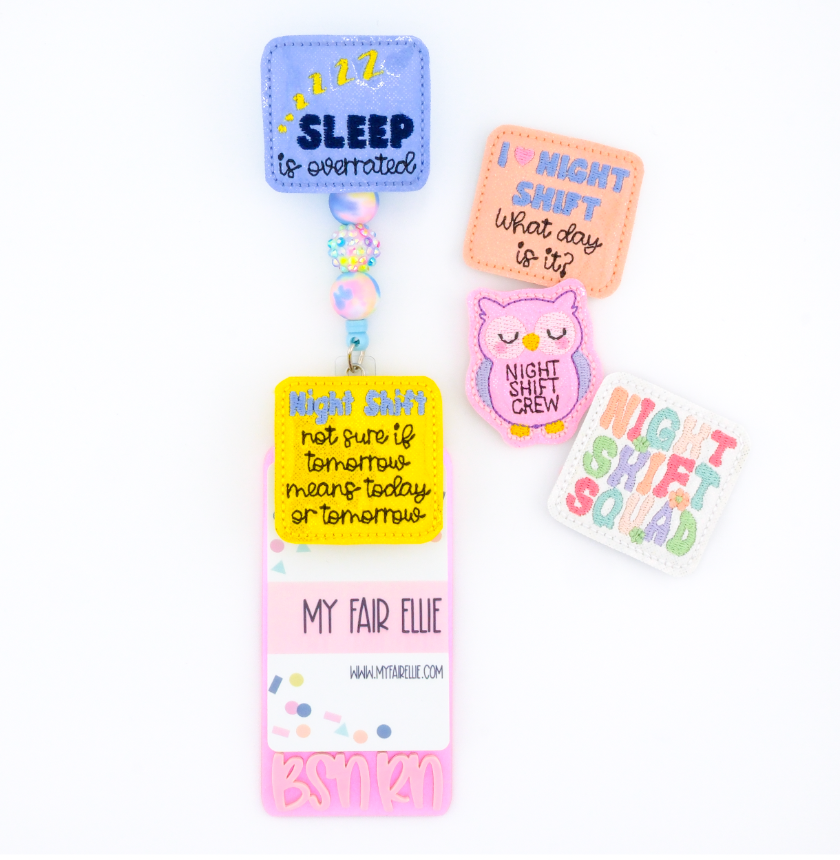 Night Shift // Badge Buddy – My Fair Ellie